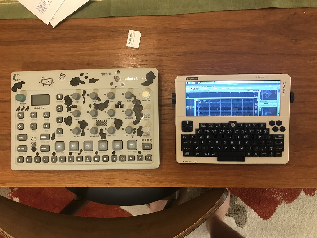 DevTerm, Raspberry Pi Cyberdeck I’ve loaded with Renoise - Other Gear ...