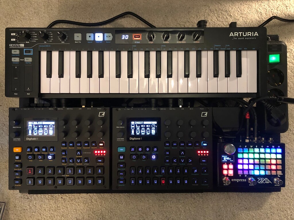 Super powerful Pedaltrain setup : ) - Elektron Gear - Elektronauts