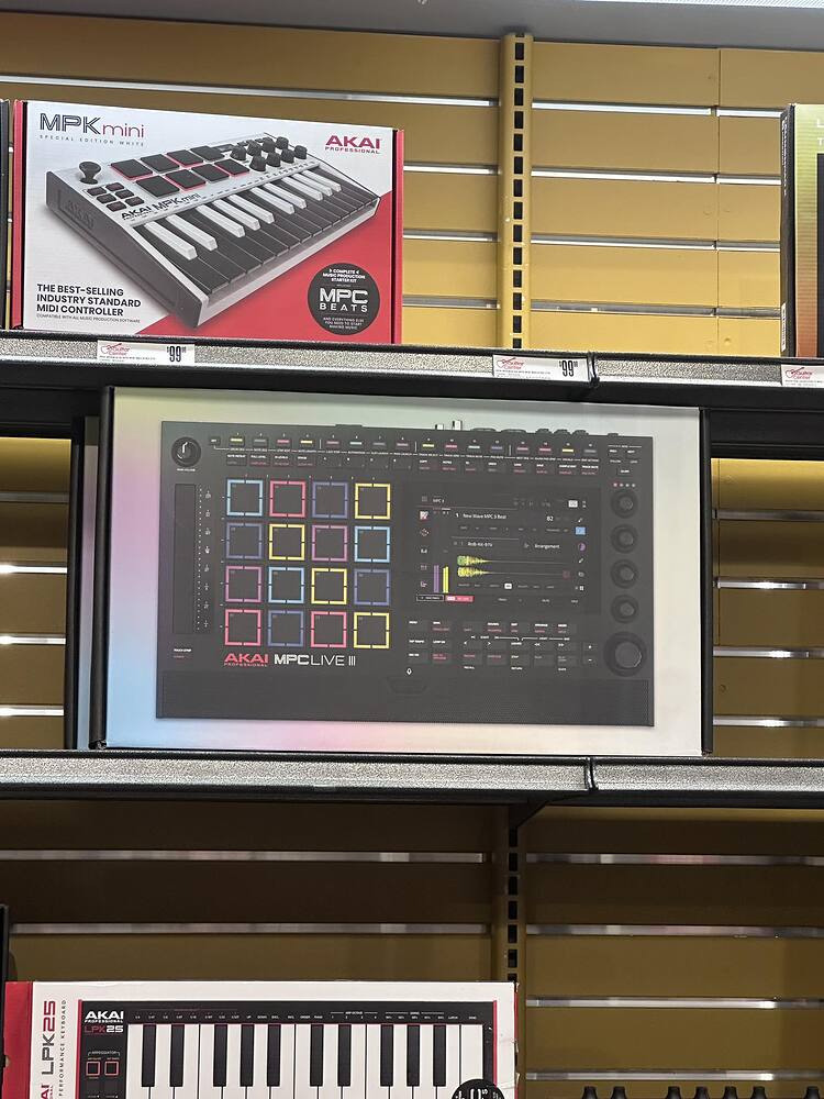 Akai MPC Forums - MPC Live 3 being listed for sell! : MPC X, MPC One ...