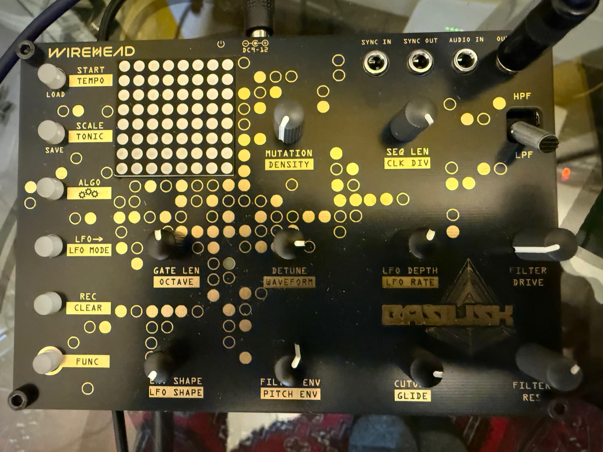 Wirehead Instruments Basilisk - Analog-Hybrid Generative Bassline Synthesizer - Other Gear ...