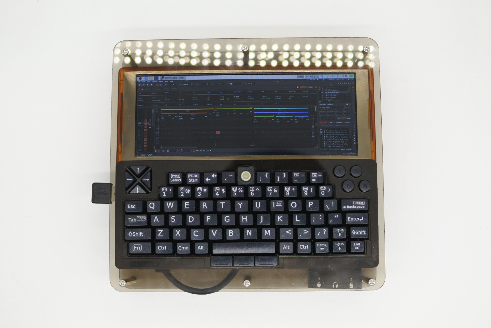 DevTerm, Raspberry Pi Cyberdeck I’ve loaded with Renoise - Other Gear ...