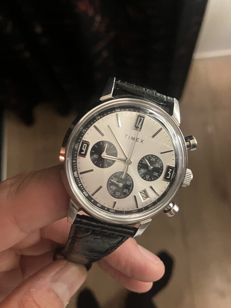 TK: Timex Marlin Chronograph voor weinig - Horlogemarkt (horloges ...