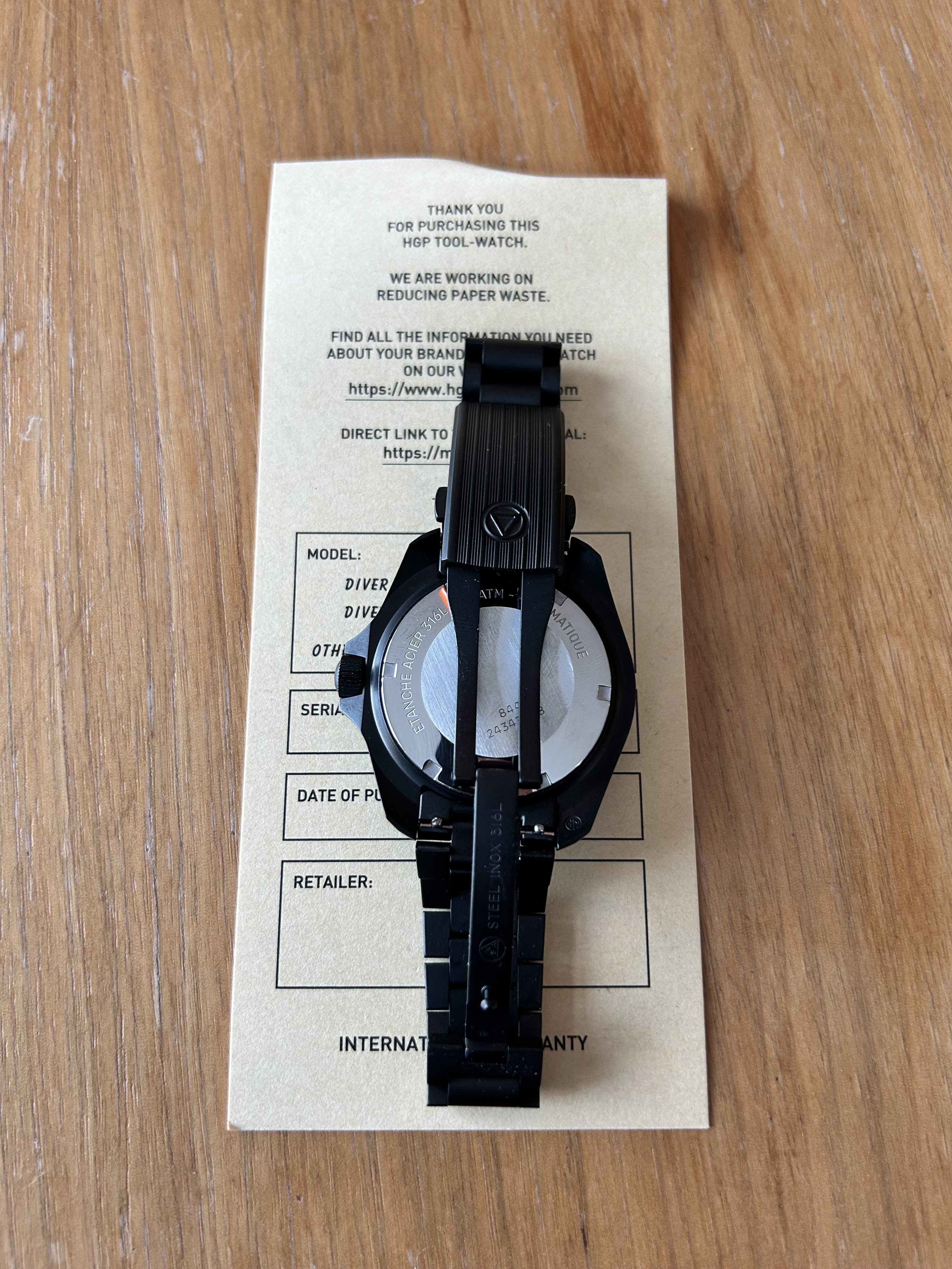 HGP (full lume Monnin) night diver 200m PVD - Horlogemarkt (horloges ...