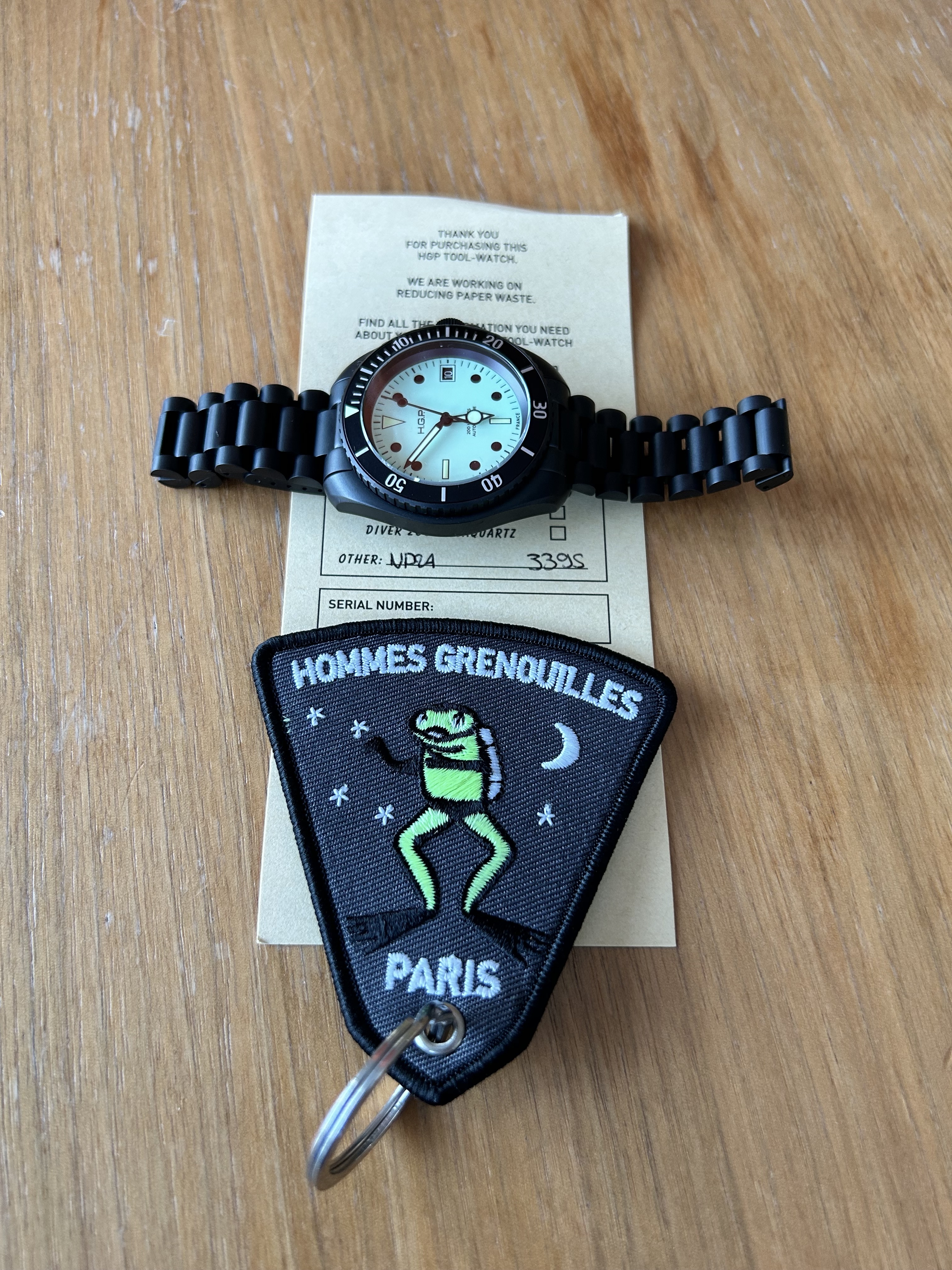 HGP (full lume Monnin) night diver 200m PVD - Horlogemarkt (horloges ...